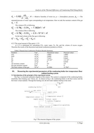 Analysis of the Thermal Efficiency of Condensing Wall-Hung Boiler | PDF