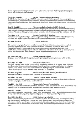 Jarred Hellon - CV | PDF