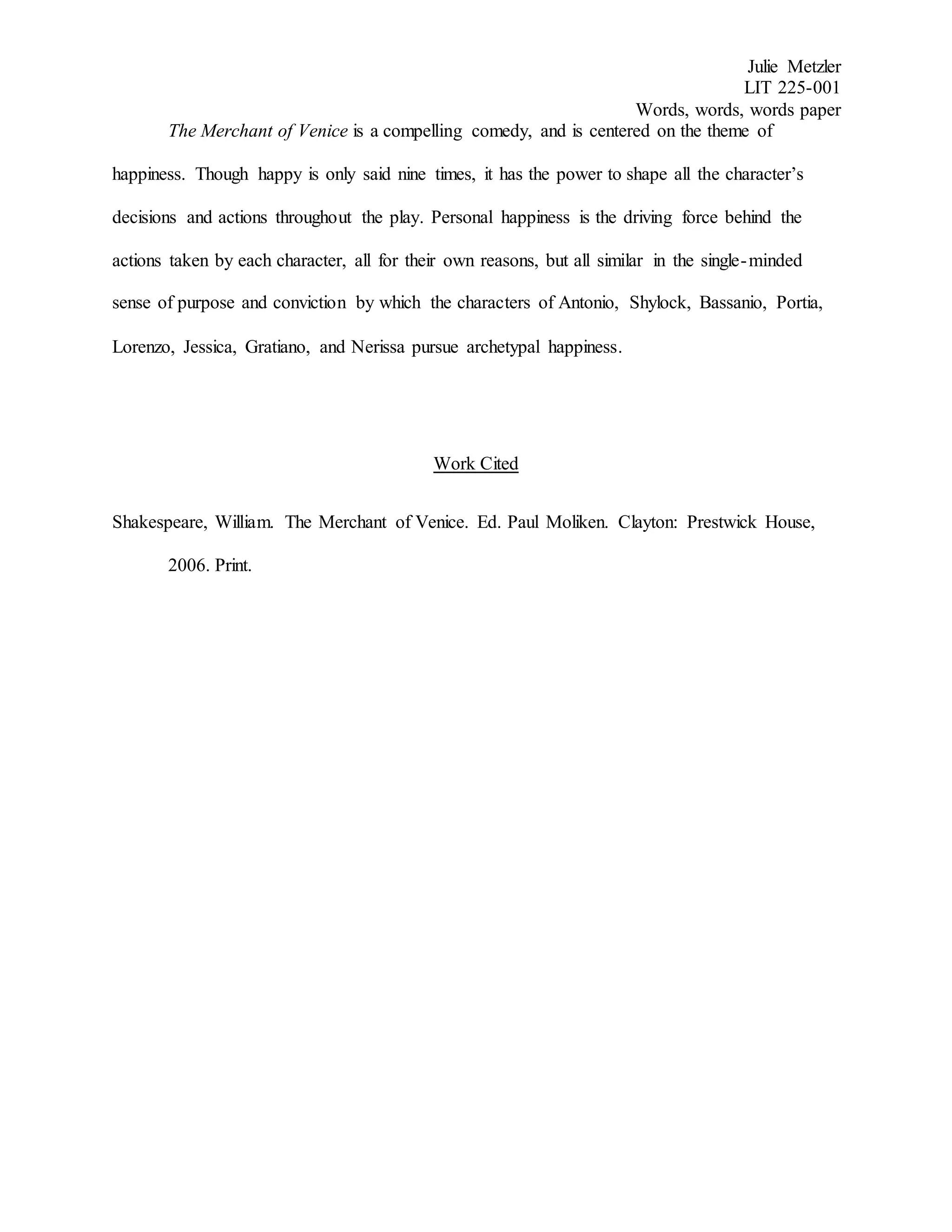 Most important word paper | DOCX