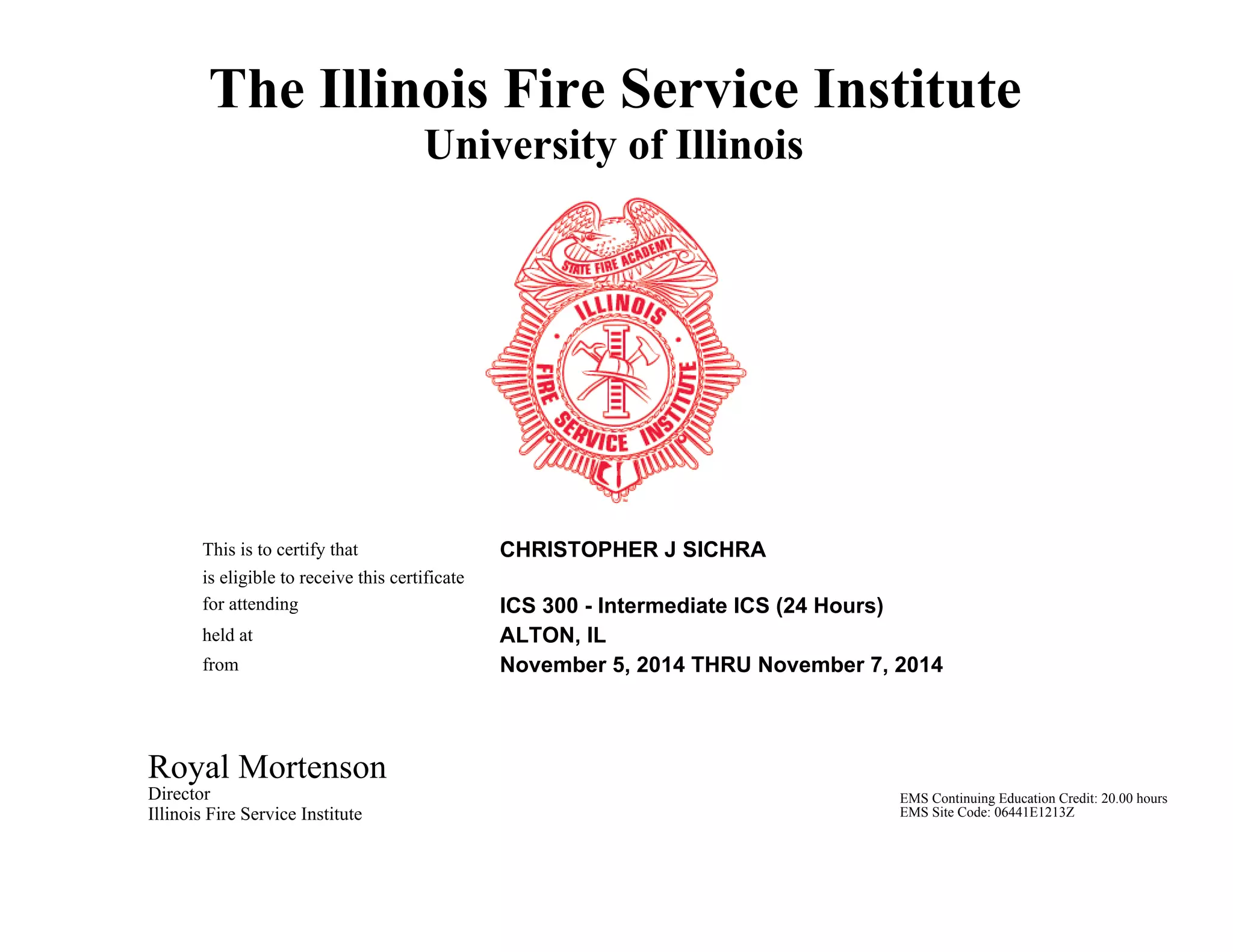 ICS 300 certification | PDF