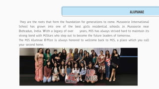Mussoorie International School | PPTX | Professional School ...