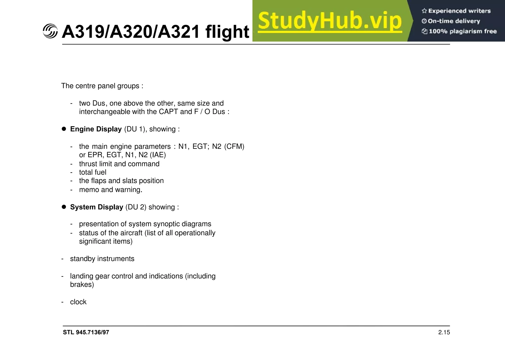 A320 Flight Deck And Systems Briefing For Pilots | PDF