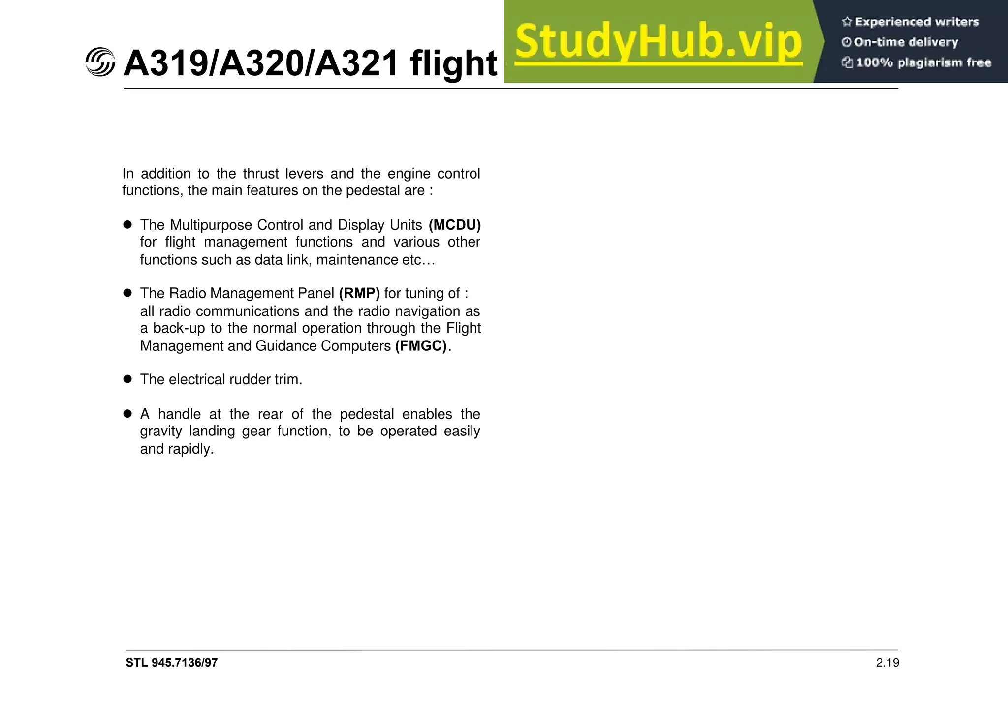 A320 Flight Deck And Systems Briefing For Pilots | PDF