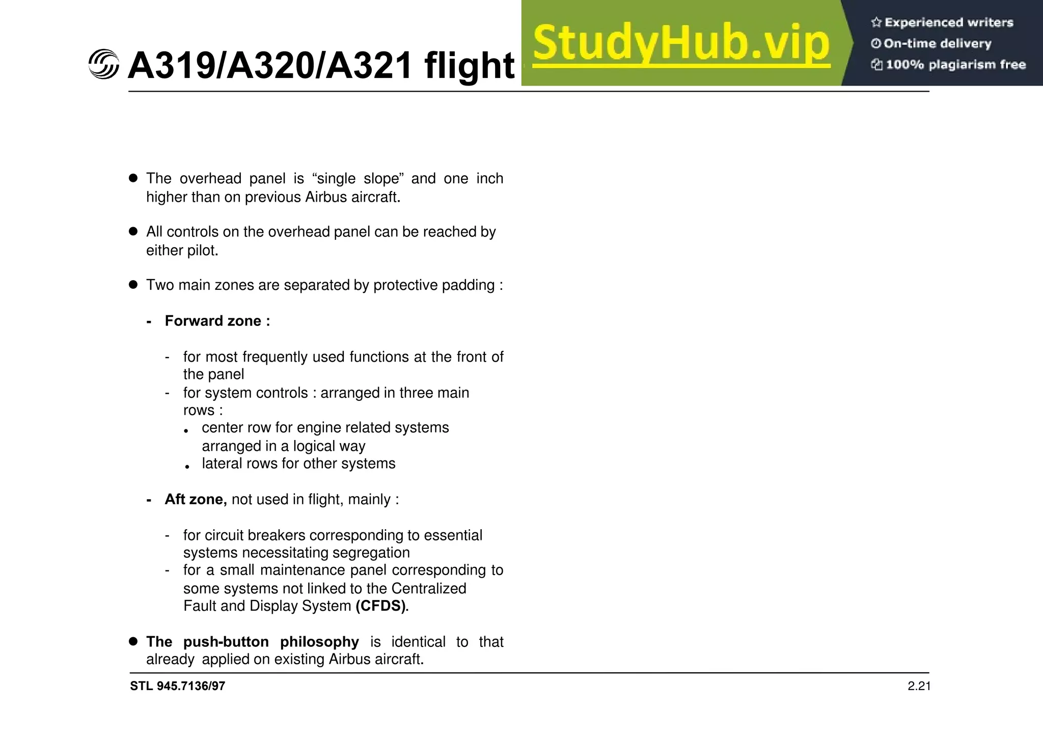 A320 Flight Deck And Systems Briefing For Pilots | PDF