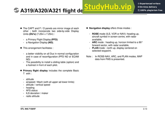 A320 Flight Deck And Systems Briefing For Pilots | PDF