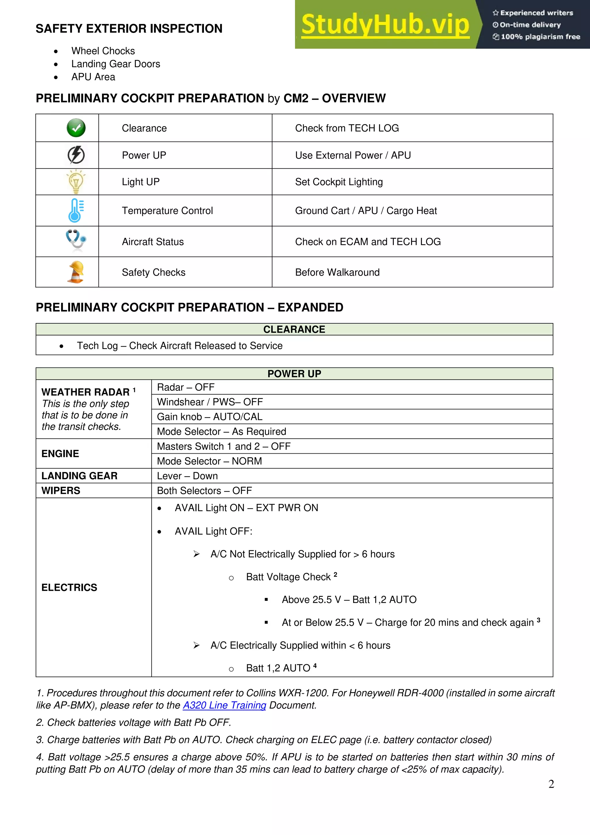 A320 NORMAL PROCEDURES | PDF
