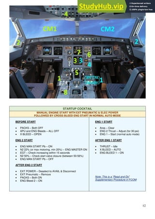 A320 NORMAL PROCEDURES | PDF