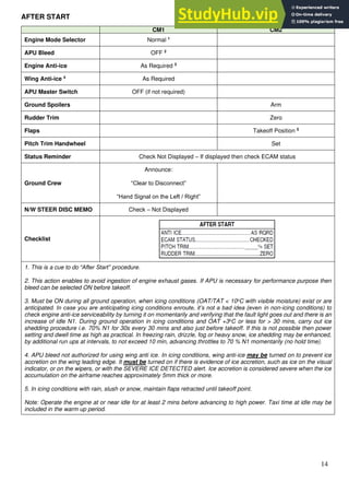 A320 NORMAL PROCEDURES | PDF