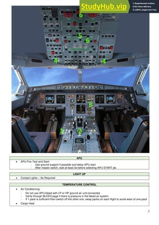 A320 NORMAL PROCEDURES | PDF