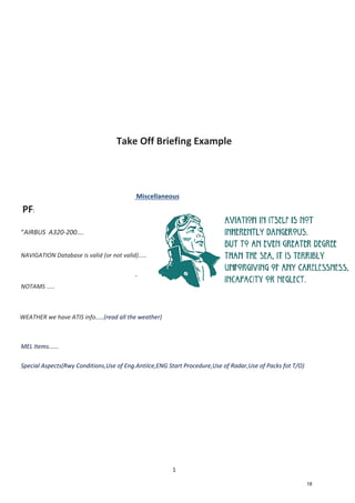 A320 Simulator Training procedure Notes for | PDF