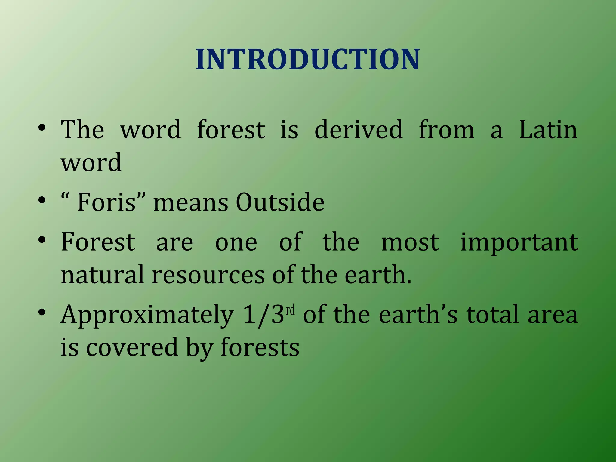 Forest Resources | PPT