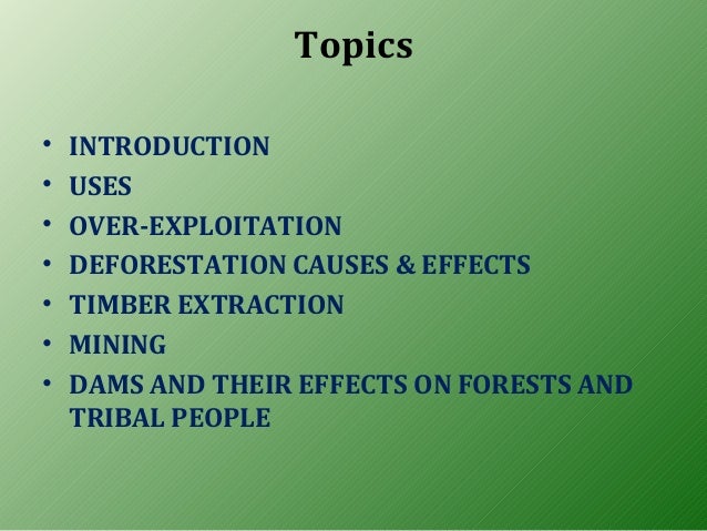 Forest Resources