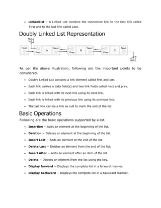 Linked List | DOC | Programming Languages | Computing