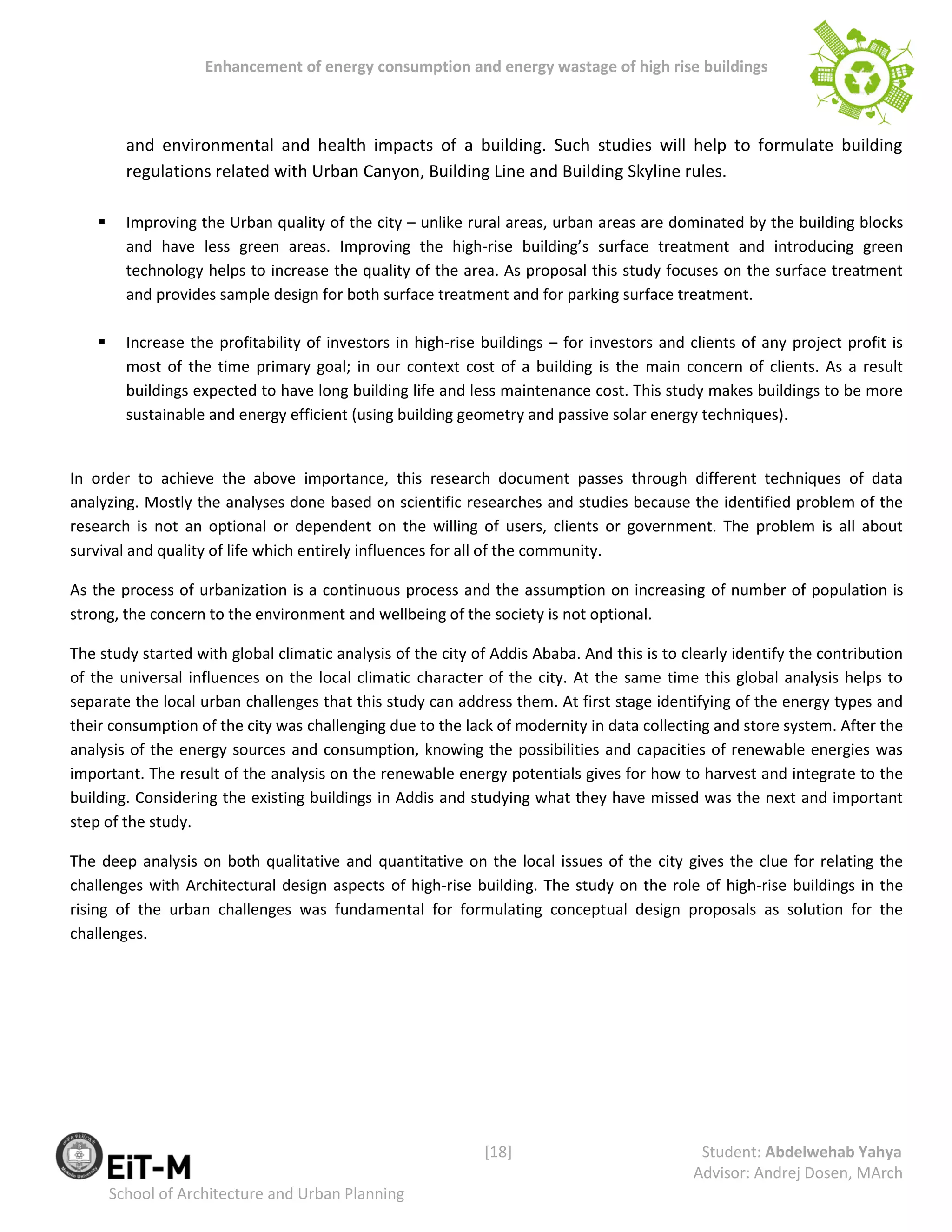 Thesis on building energy by abdelwehab yehya Bsc. in architecture | PDF