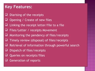 FILE & LETTER TRACKING AND MANAGEMENT SYSTEM | PPT