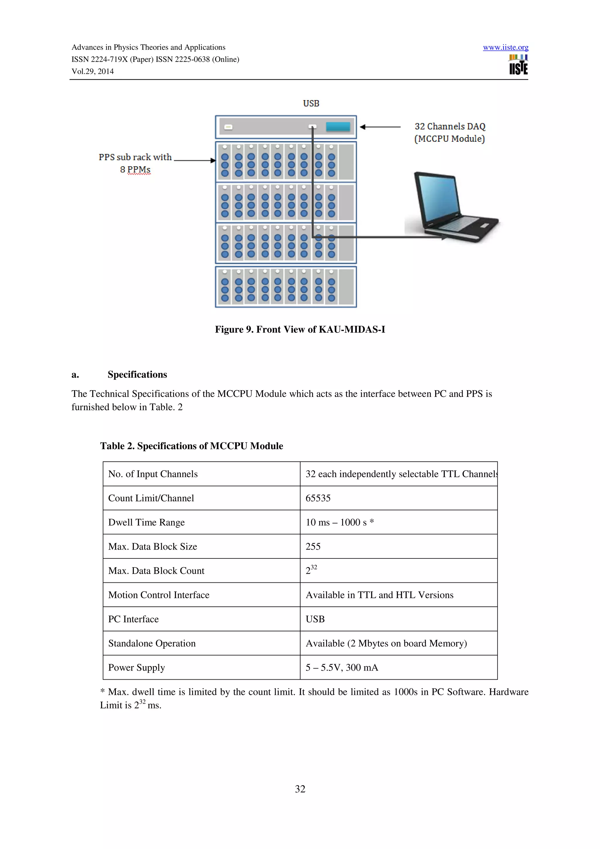 A 32 channel modular multi input data acquisition system for | PDF