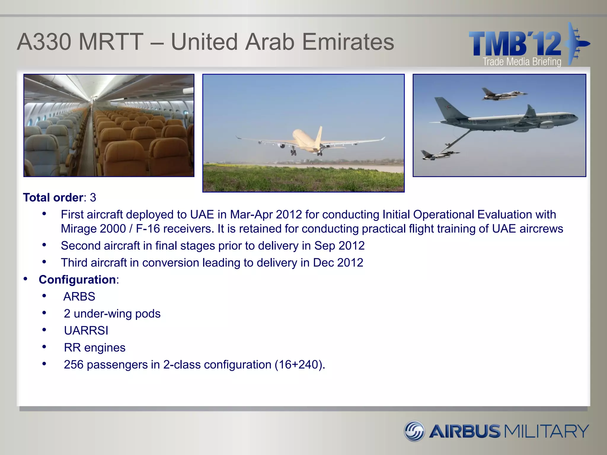 A330 mrtt update 2012 | PDF