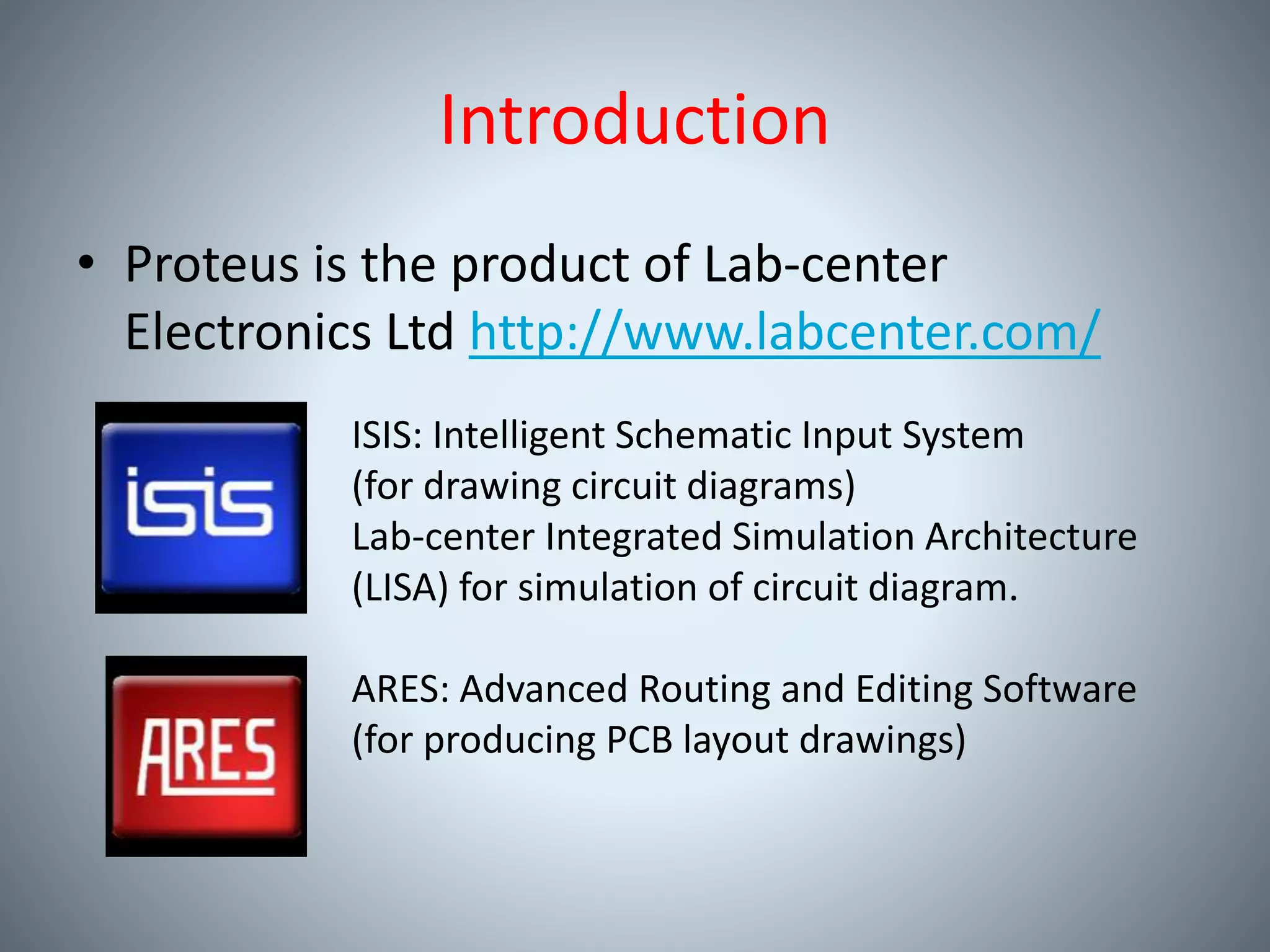 Proteus Circuit Simulation | PPTX
