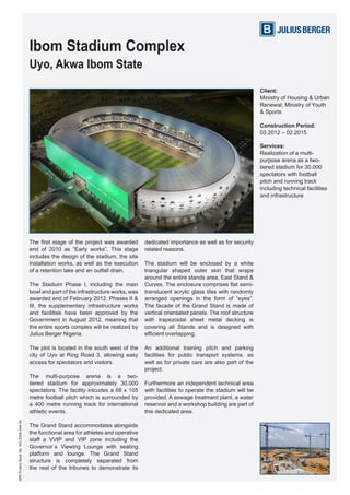 PIS Uyo - Stadium Complex | PDF