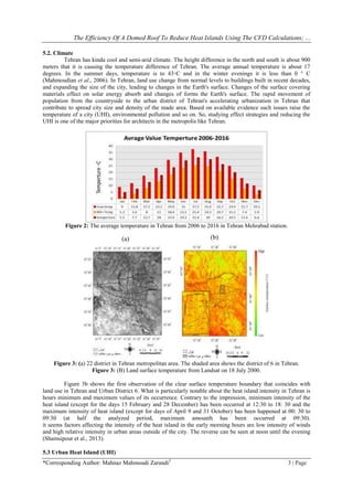 The Efficiency of A Domed Roof To Reduce Heat Islands Using The CFD ...