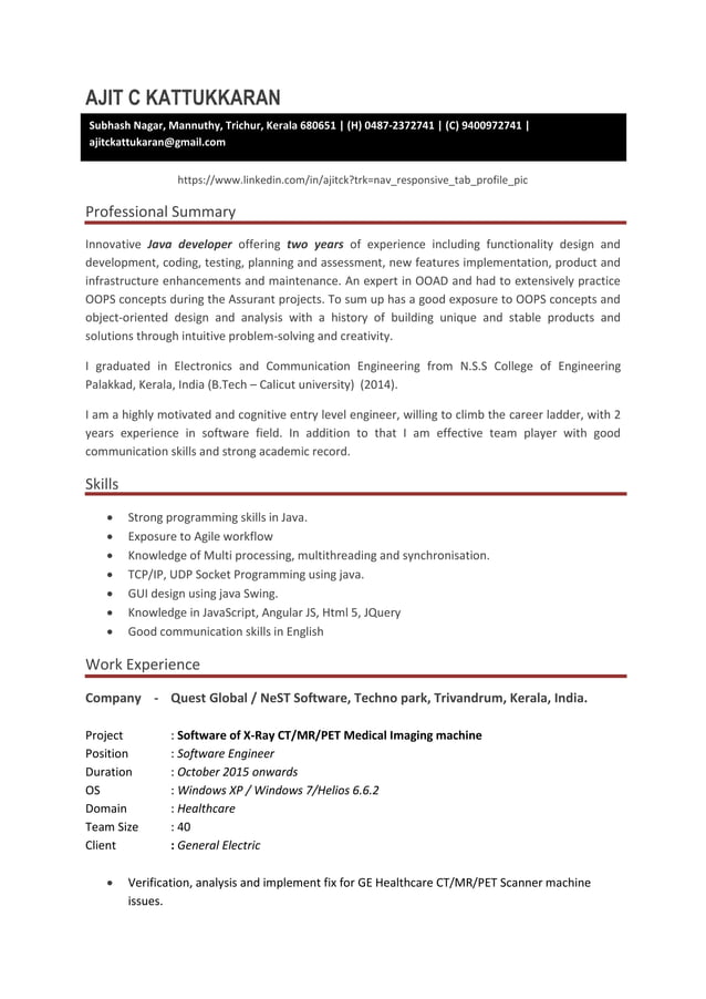 AJIT C KATTUKKARAN | PDF | Programming Languages | Computing