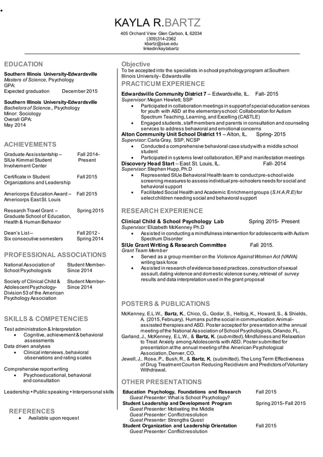 KB_Resume_2015 | DOCX | Professional School | Postgraduate Education
