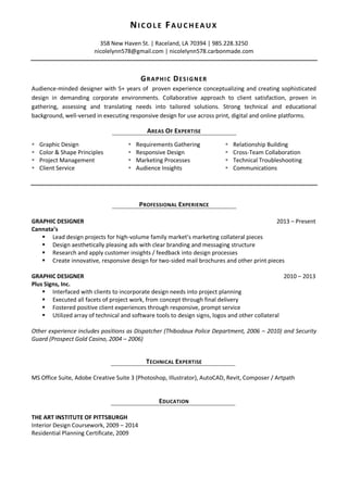 resume-nicole-faucheaux | PDF