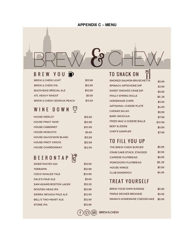 Brew & Chew Final