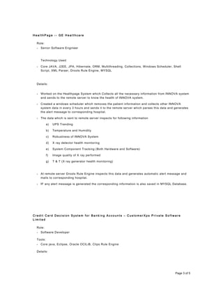 Nitin Resume Java | DOC