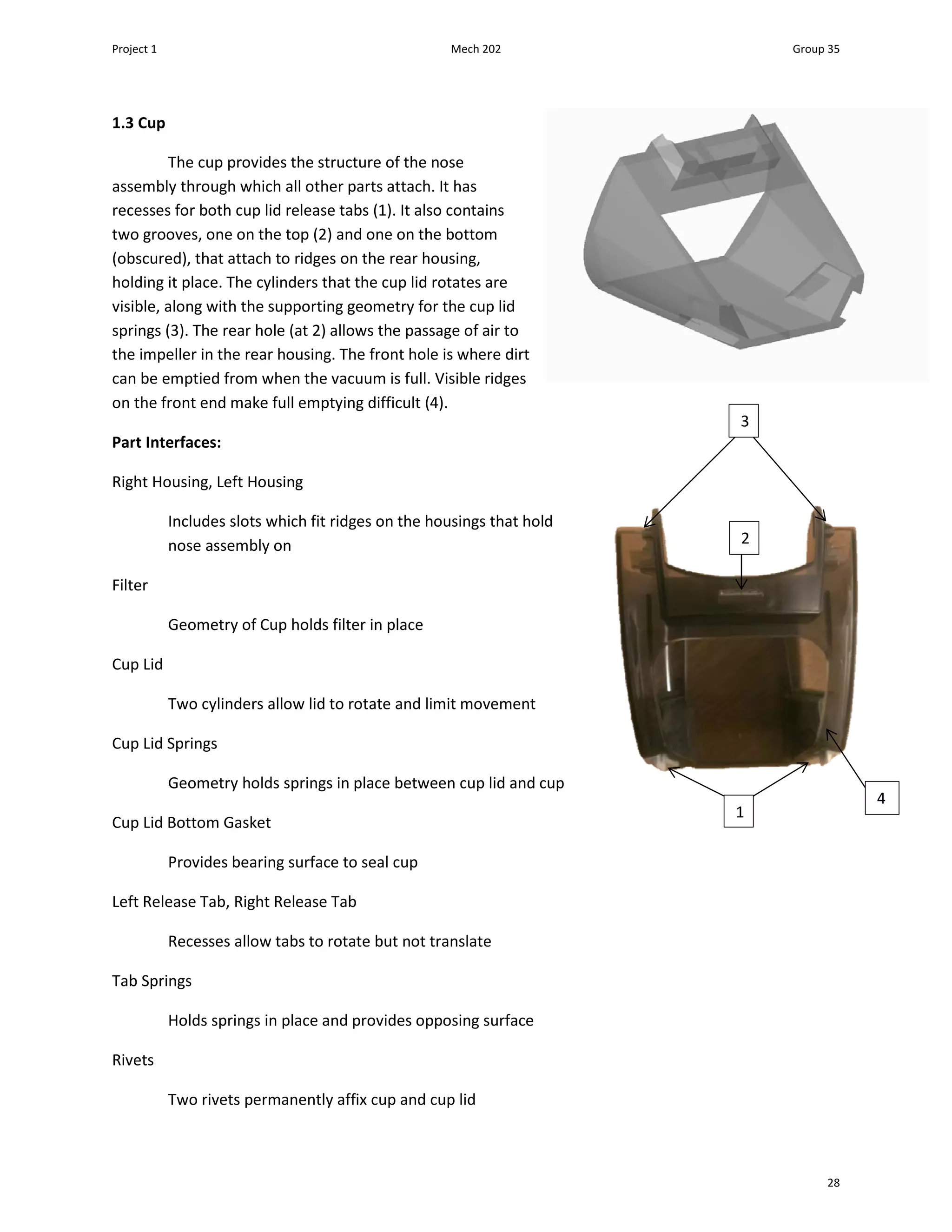 Mech 202 Project 1 Report | PDF