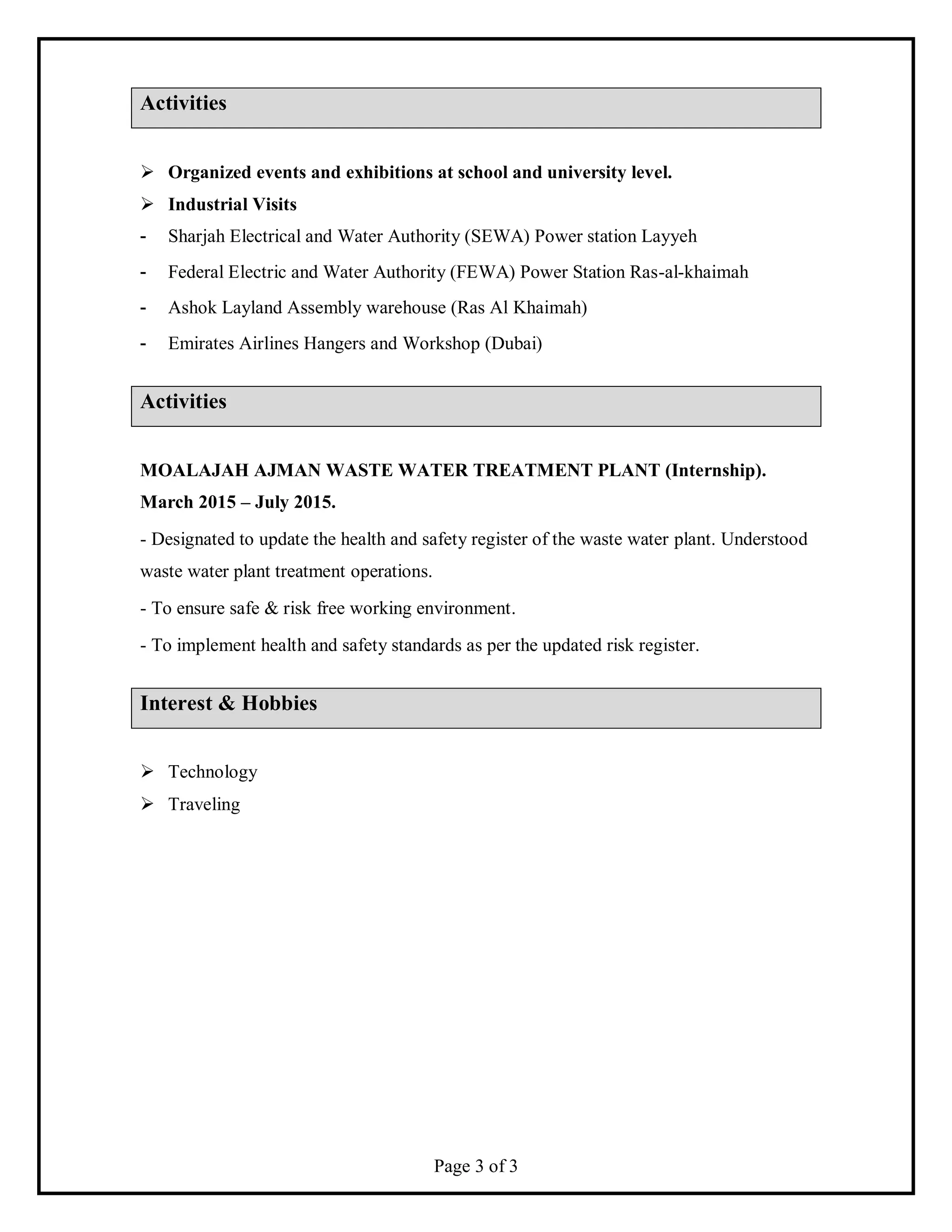 Zain CV (Updated) | PDF