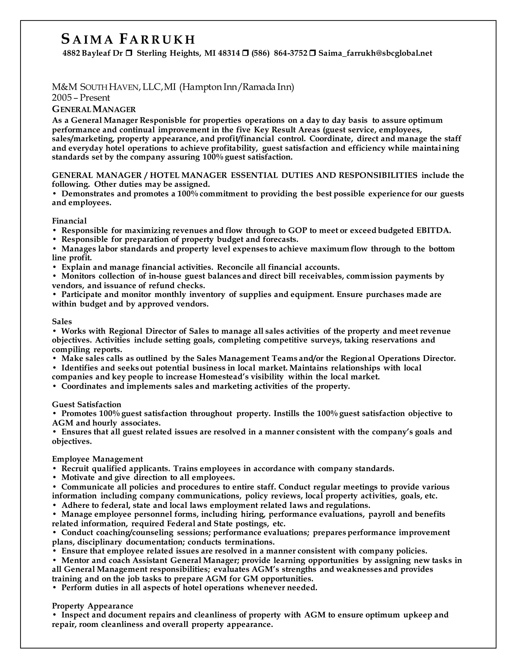 Resume Saima Farrukh | DOCX