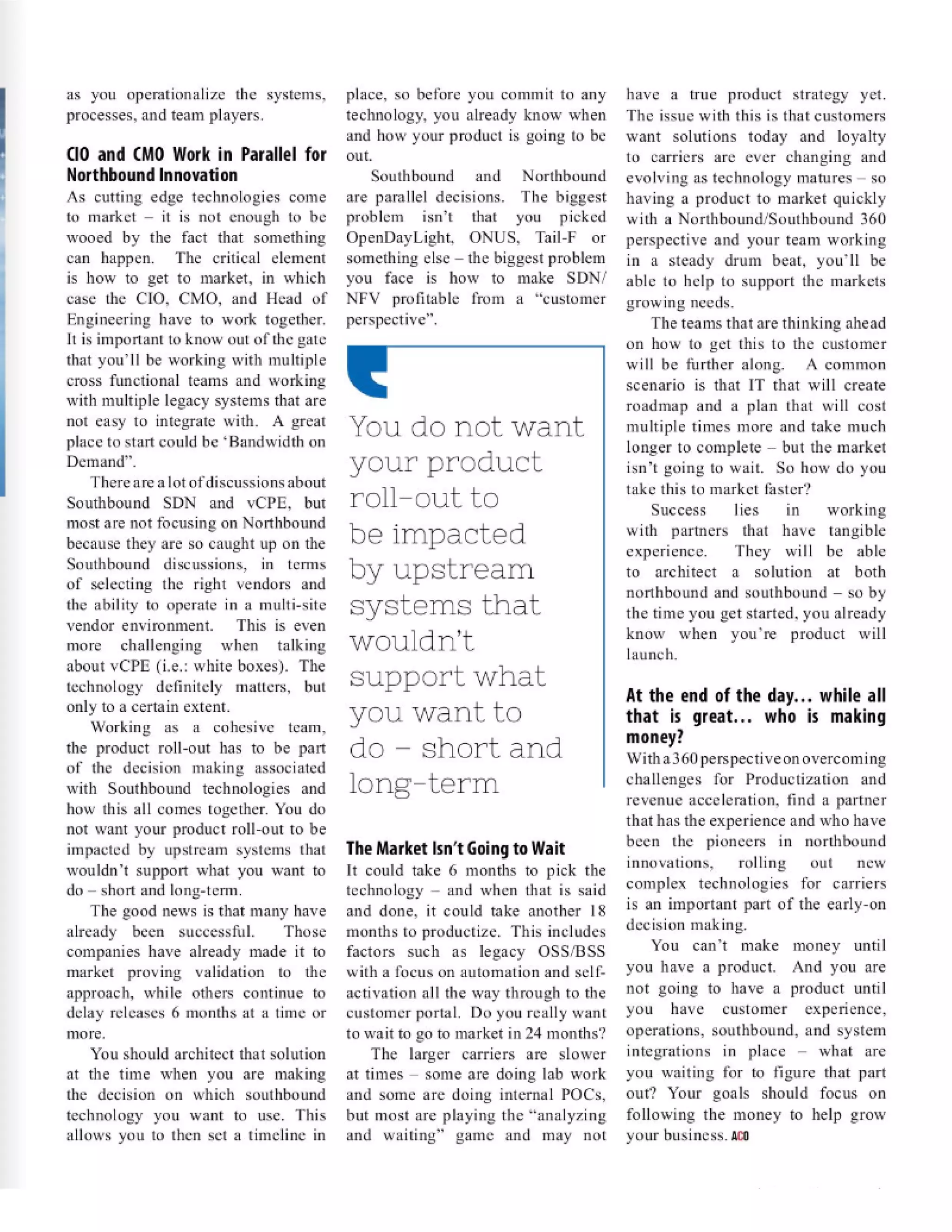 CIO APAC Magazing: A 360 View of SDN/NFV | PDF