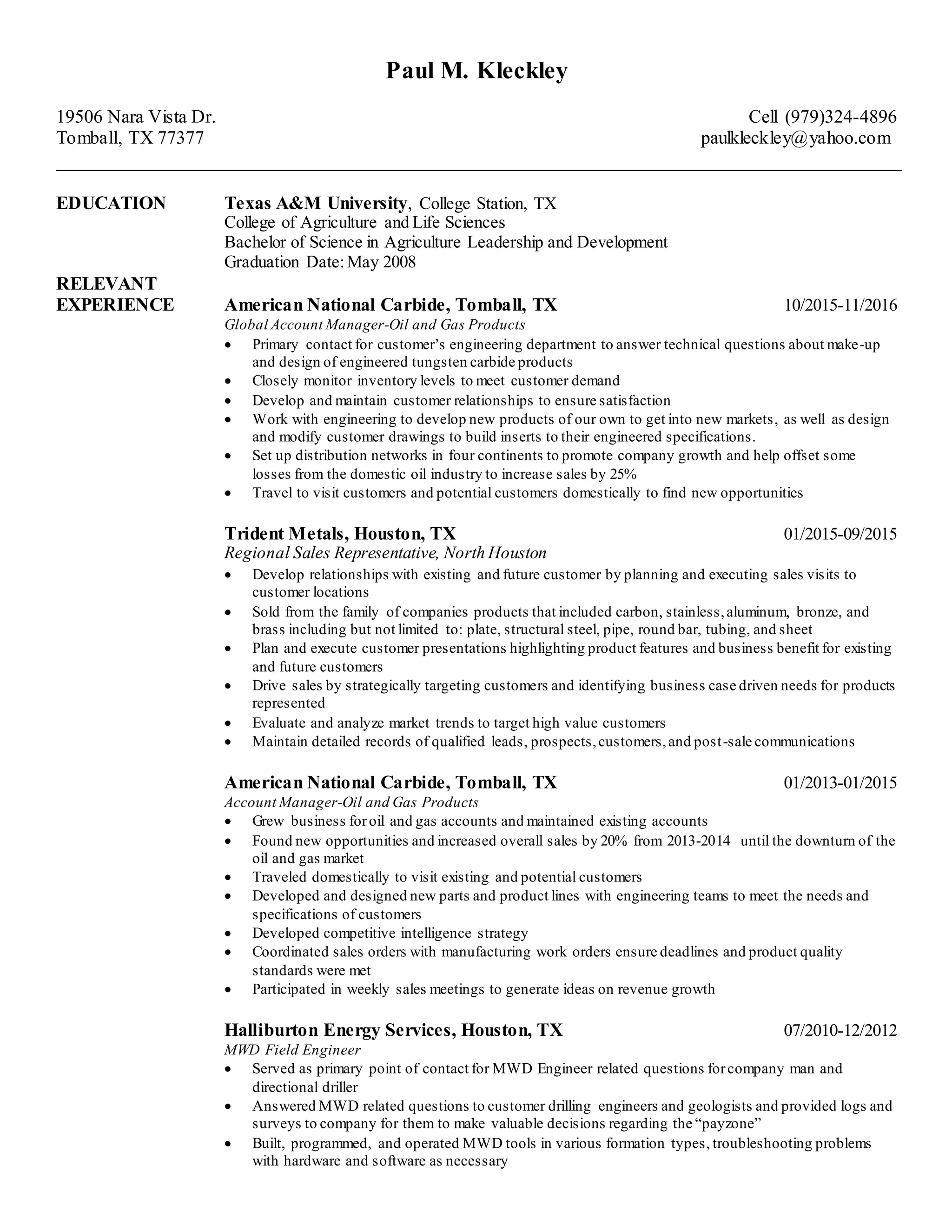 2016 - Resume | DOCX