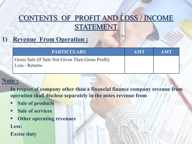 income statement ppt | PPTX | Stocks and Bonds | Personal Investing