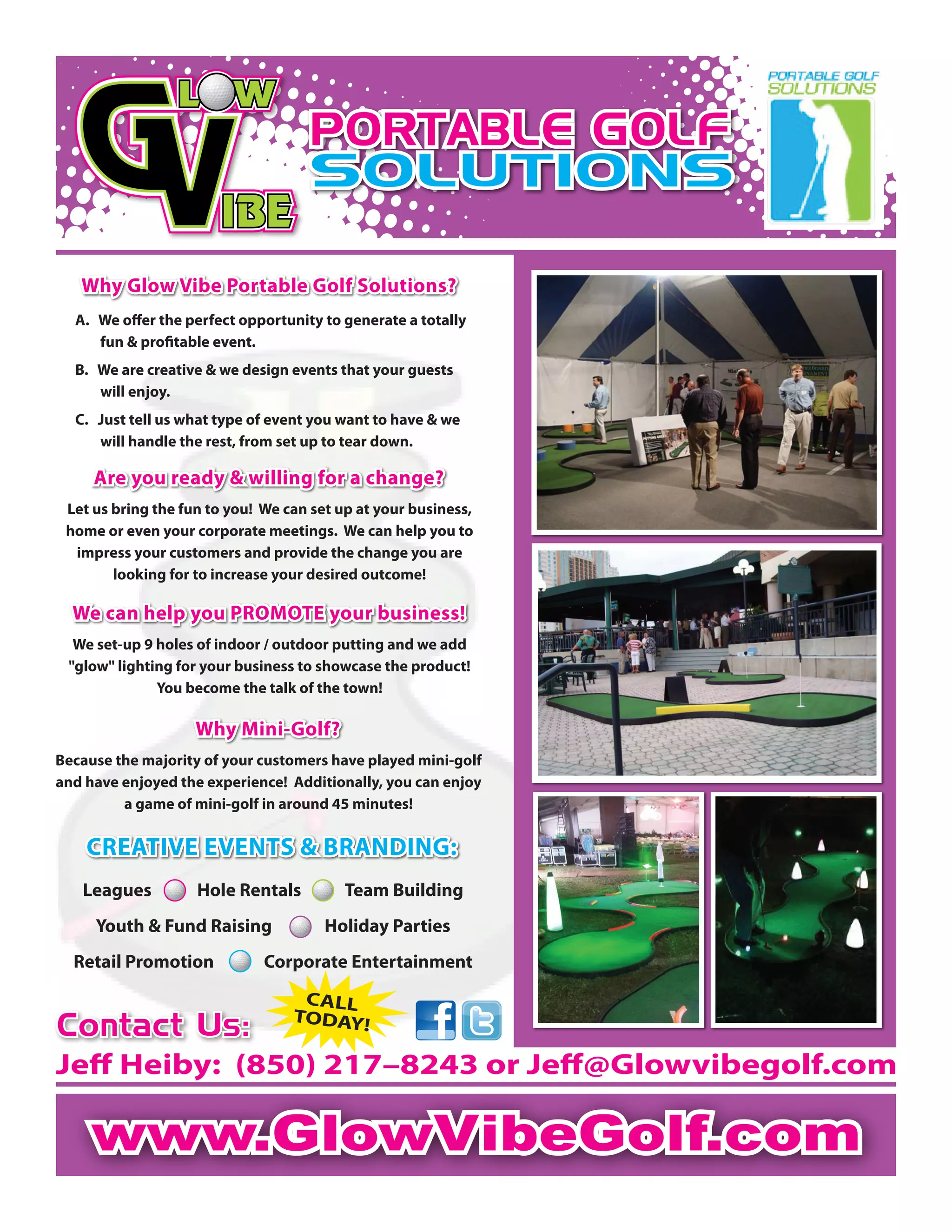 REVISED_Portable Golf Solutions_FLYER | PDF