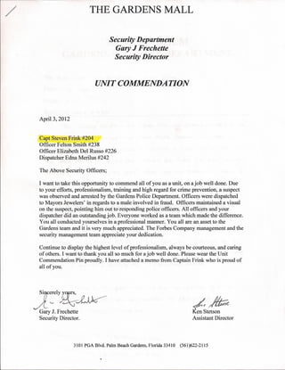 Commendation 2012 | PDF