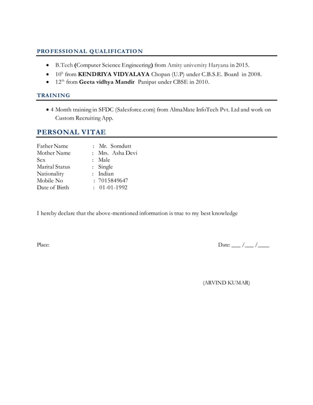 arvind resume updated | DOCX | Computer Software and Applications ...