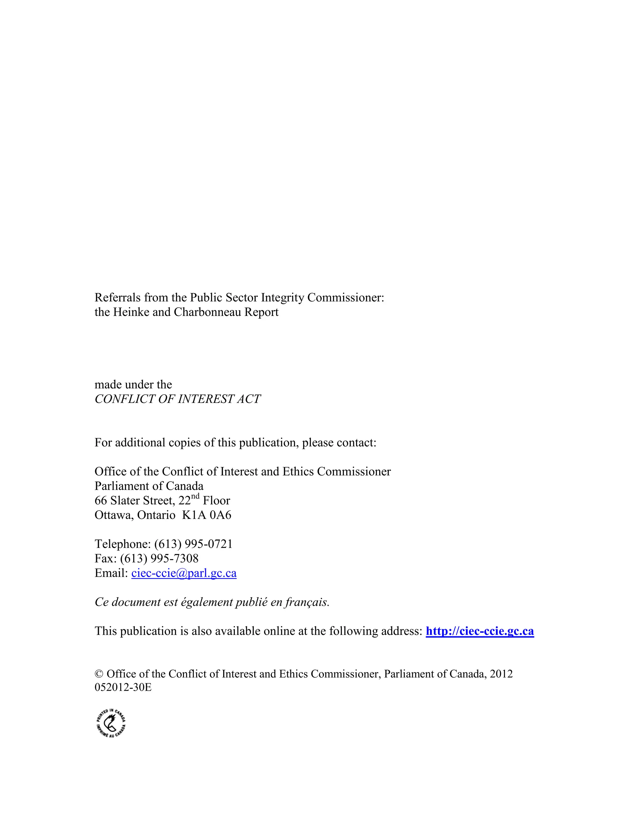 The Heinke Report | PDF