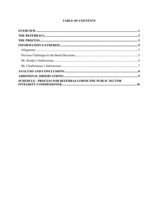 The Heinke Report | PDF