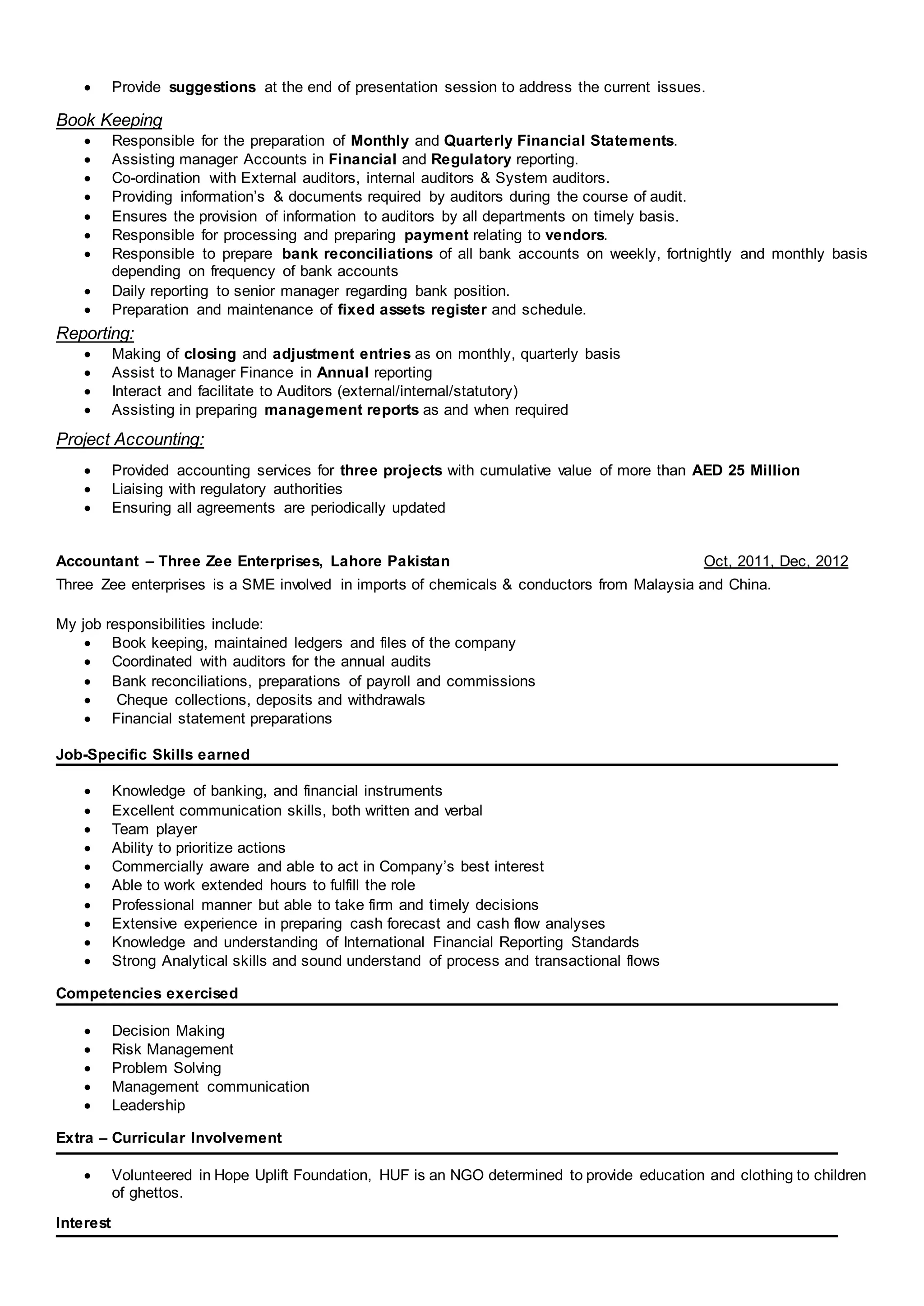 CV Hashim Ali | DOCX