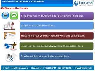 Improsys-ERP Features | PDF