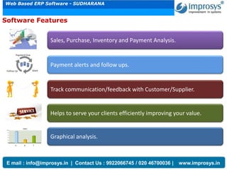 Improsys-ERP Features | PDF