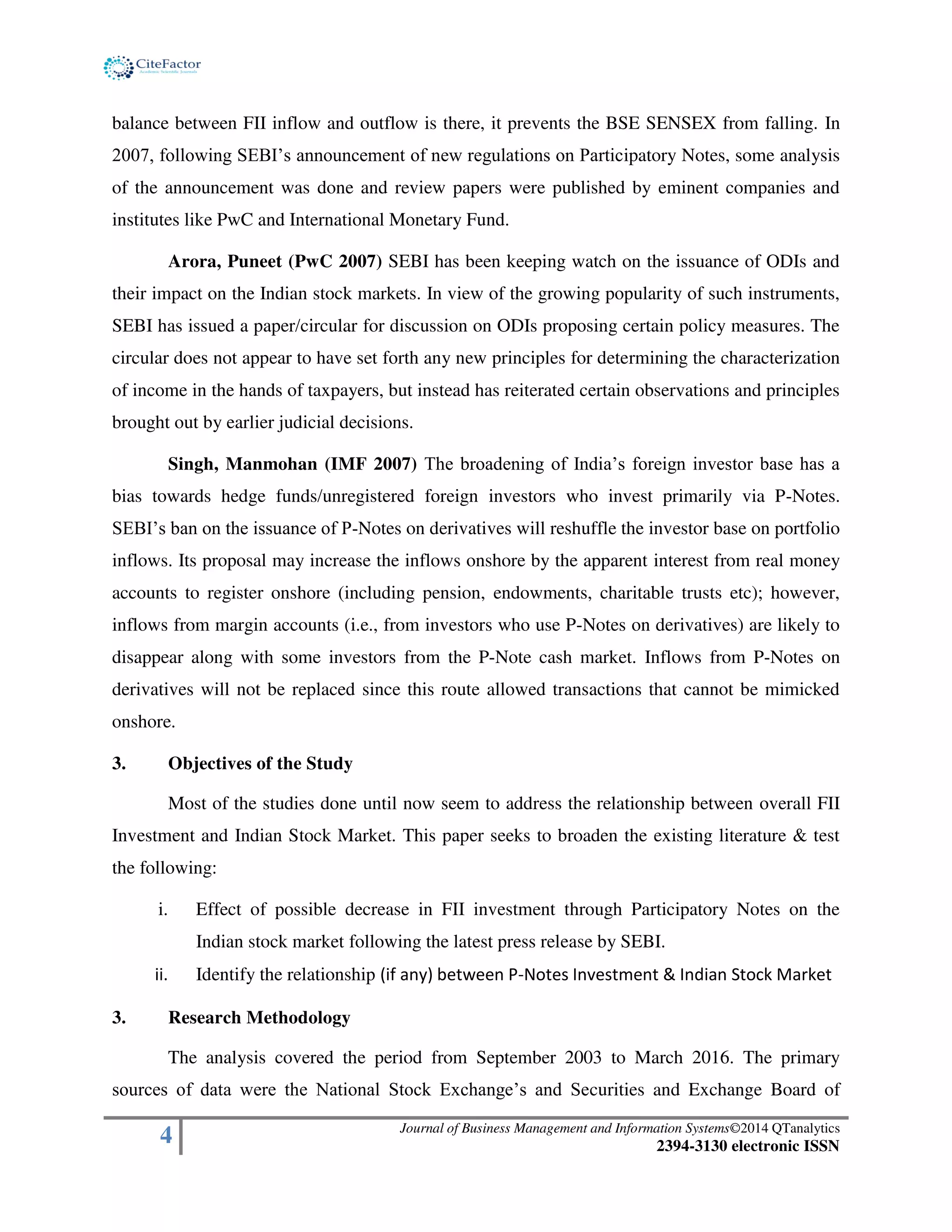Participatory Notes & stock markets | PDF