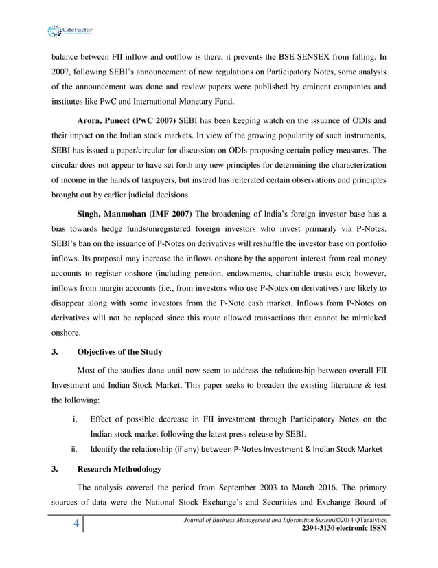 Participatory Notes & stock markets | PDF