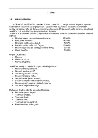 DNEVNIK RADA - STRUČNA PRAKSA JANAF | PDF