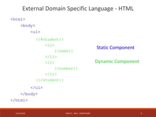 Domain Specific Language generation based on a XML Schema. | PPT
