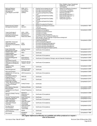 Academic Record - Tertiary Education | DOCX