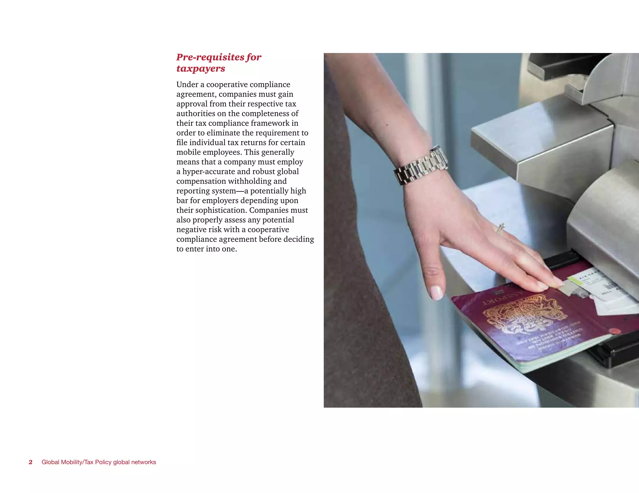 PwC Global Mobility Insights - Cooperative Compliance | PDF