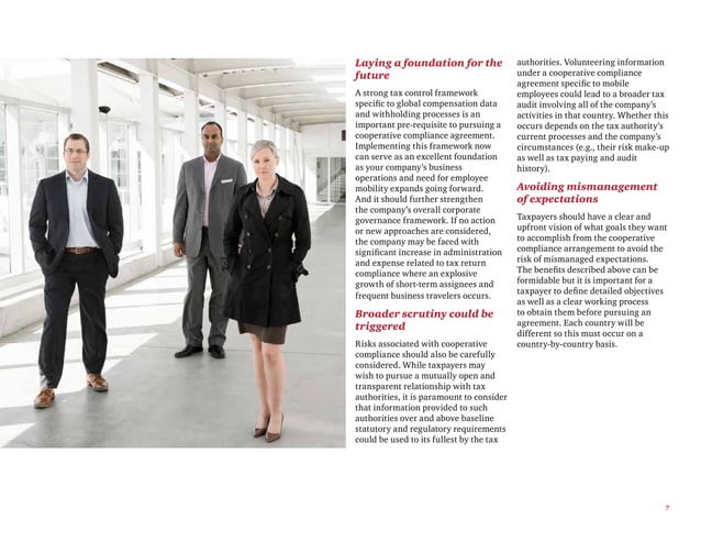 PwC Global Mobility Insights - Cooperative Compliance | PDF